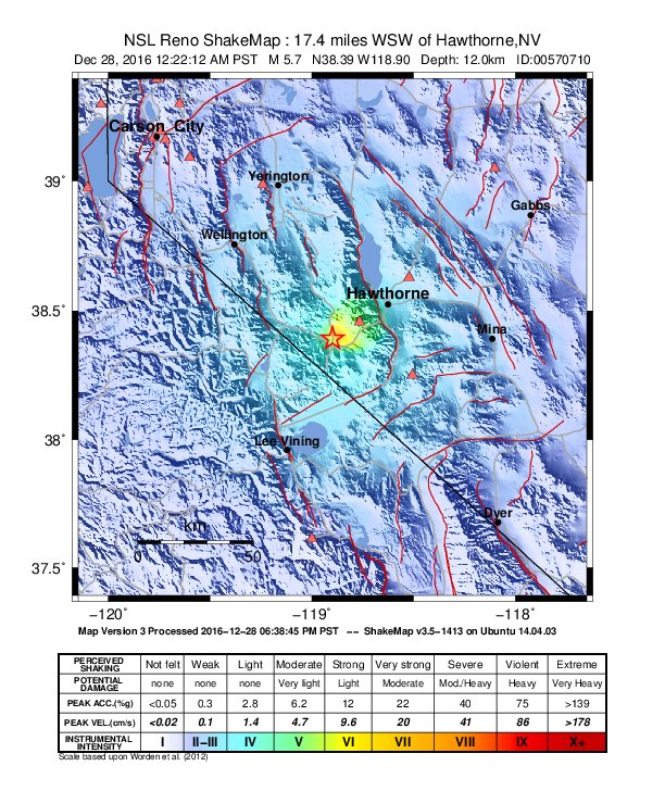 Geotripper: Seismic Records from the Nevada Earthquake Swarm, as ...