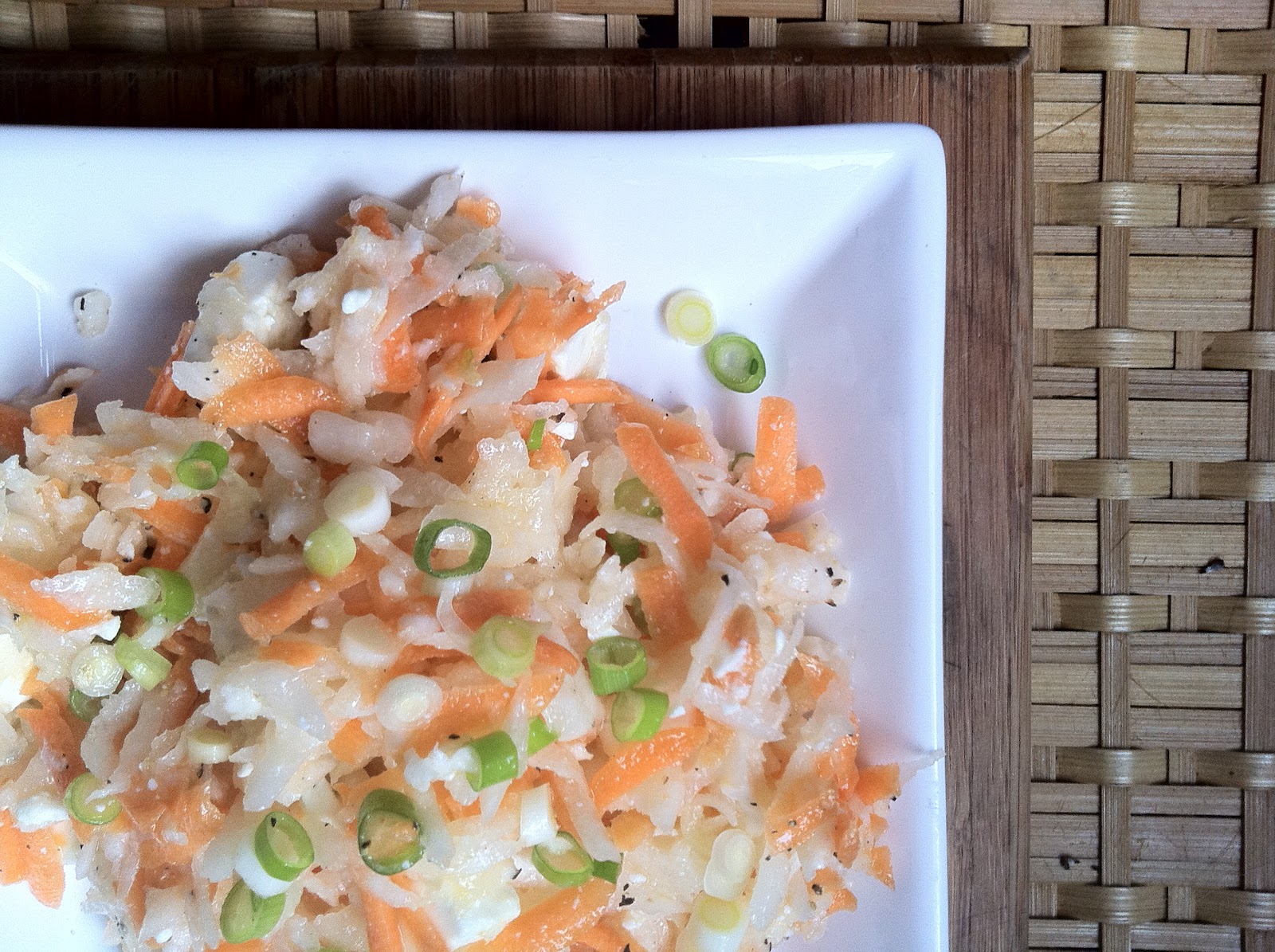 Mooli and carrot salad with a citrus dressing - Polish Cooking - Zuza Zak