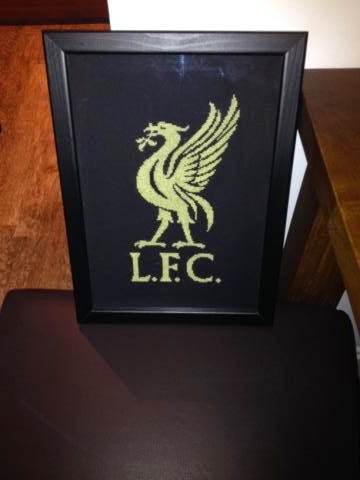 EASY PATTERNS: Liverpool FC cross-stitch pattern