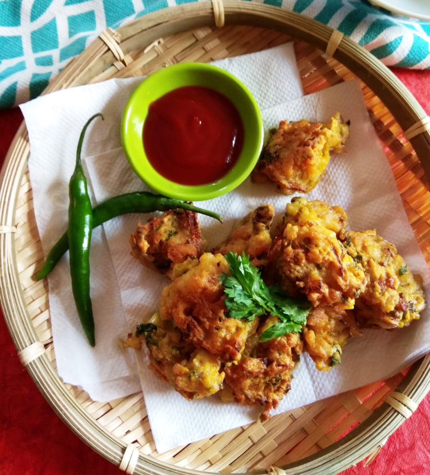 Ghar Ka Khana: Prawn Pakora Recipe( Prawn Fritters)-(Appetizer)