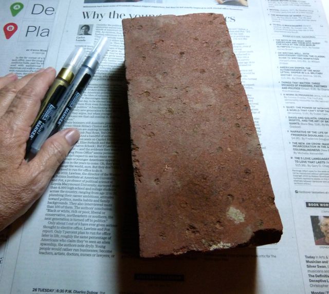 Make it easy crafts: Painted brick book tutorial