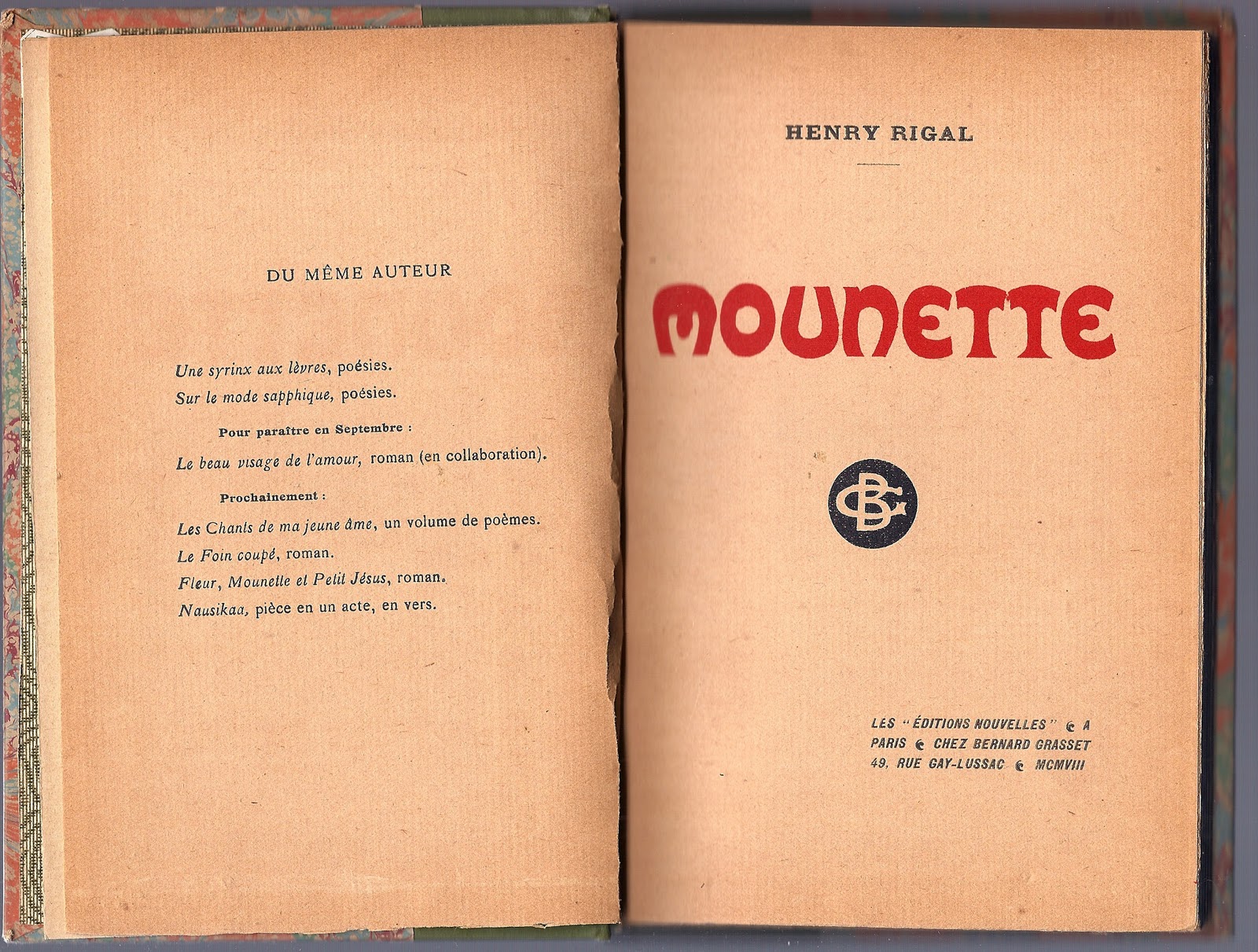 Le Bibliophile languedocien: MOUNETTE et BERNARD GRASSET : l'incunable ...