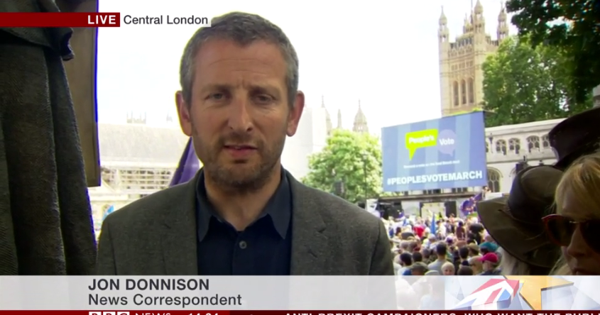 Is the BBC biased?: Jon Donnison is back