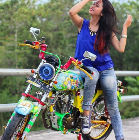 55 Gambar Cewek Modifikasi Biduan Modifikasi Model Modifikasi Motor ...