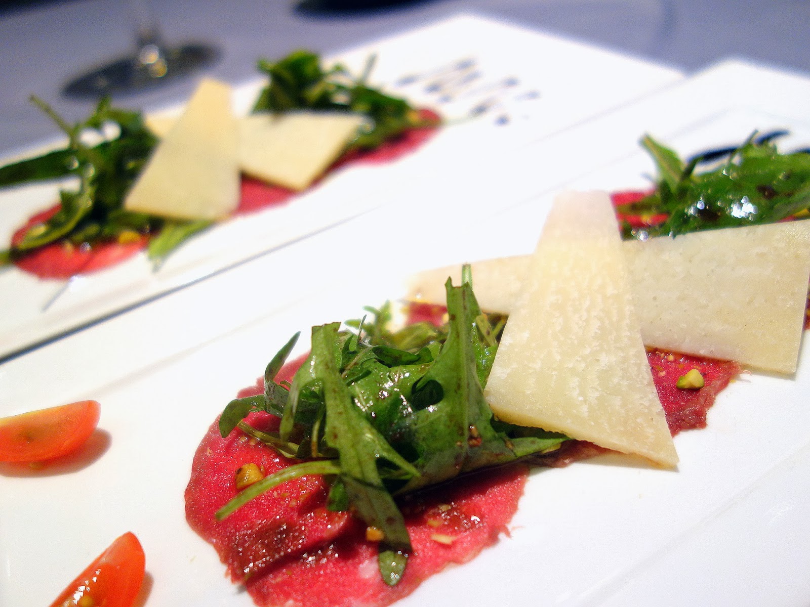 Need more carpaccio? Chef Lucio Russo serves a beefy one as well ...