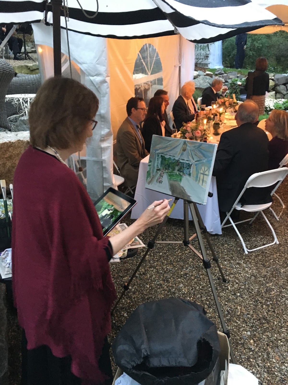 Maison Decor: Live Event Artist Captures Romantic Wedding: Part 3