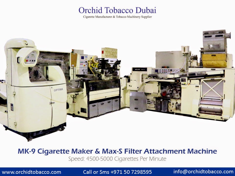 Orchid's Tobacco Machinery: Molins MK-9 Cigarette Maker with Hauni Max ...
