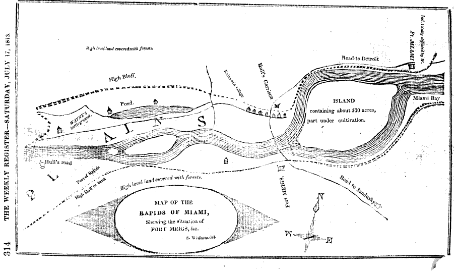 The Old Northwest Notebook: Siege of Fort Meigs: April 23, 1813
