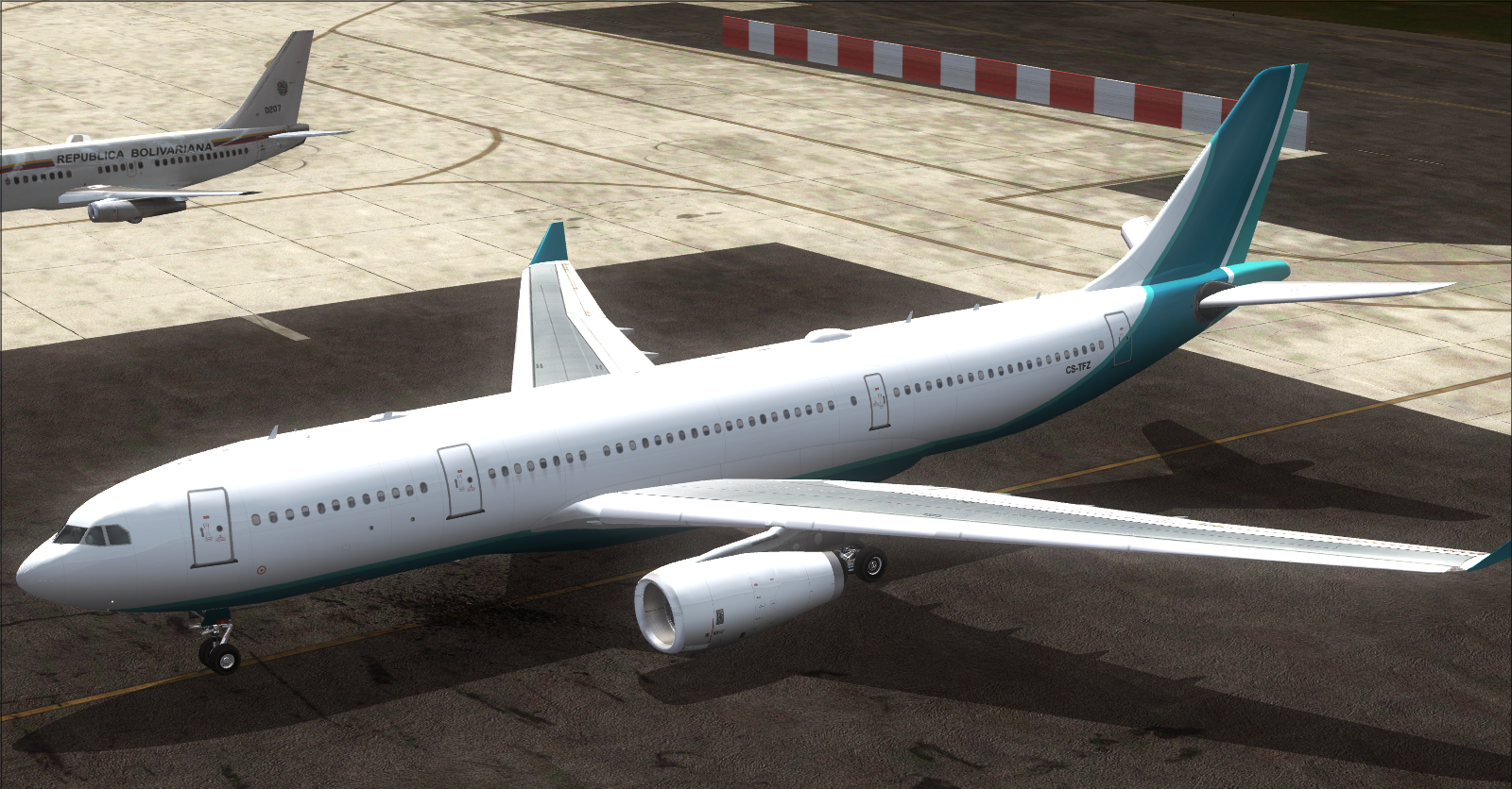 [FS2004/FSX] SMS Overland Airbus A330-200 HiFly CS-TFZ