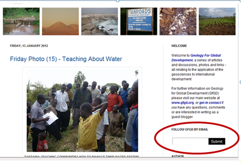 BLOG: Geology for Global Development: January 2012