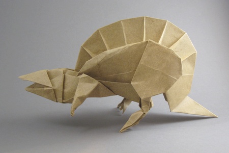 origami Spinosaurus Yoshino 3D ~ origami instructions art and craft ideas