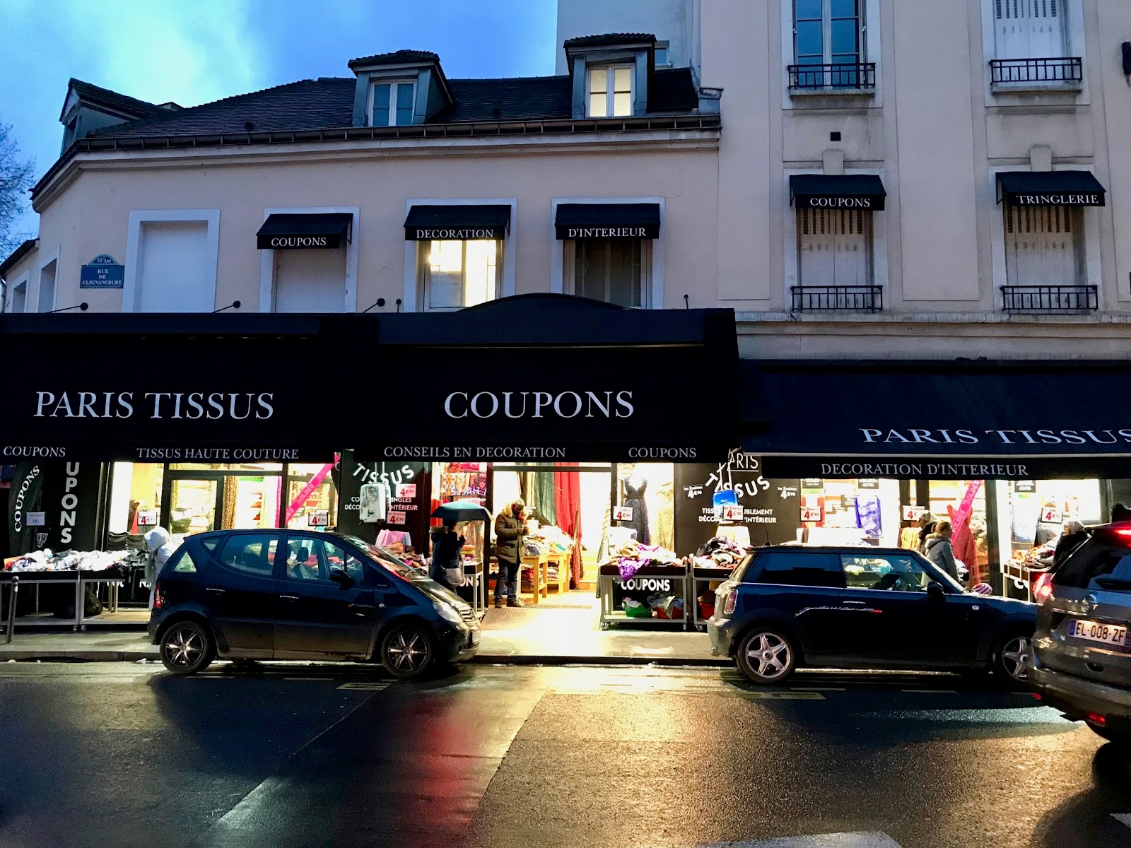 Diary of a Chain Stitcher : Fabric Shopping in Paris (and giveaway winner!)