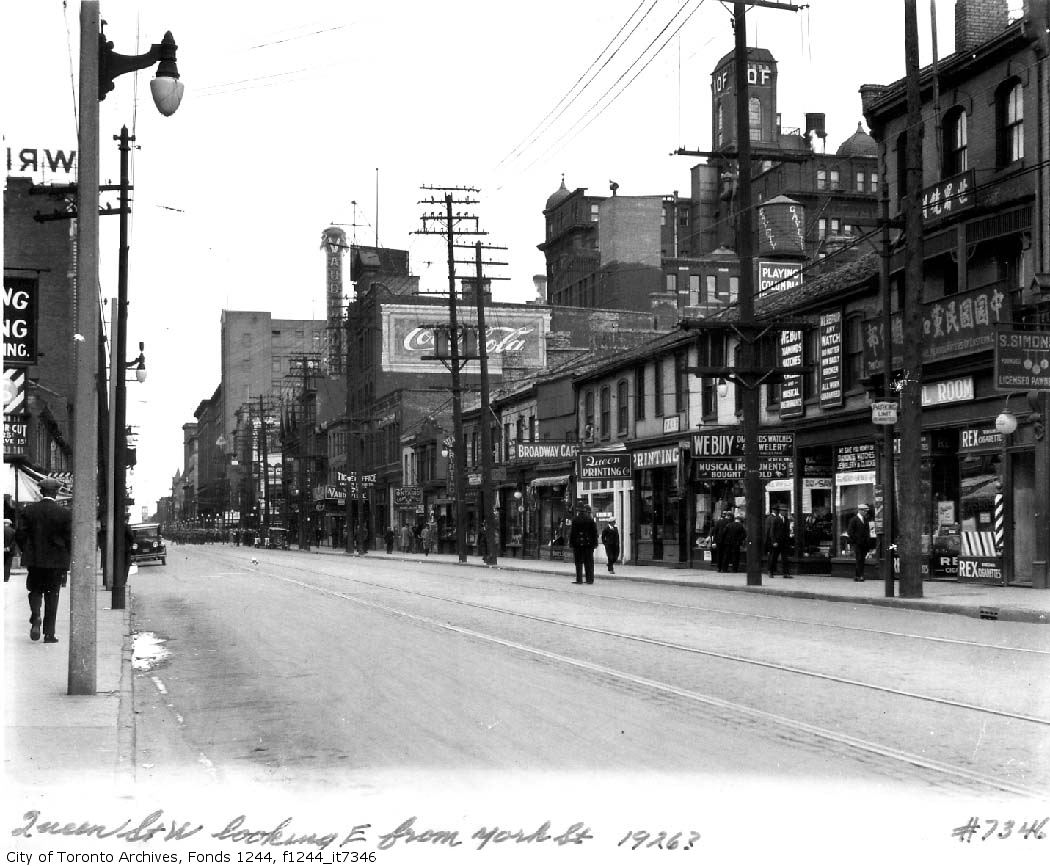 lost toronto: Lost Queen Street Reconstructed