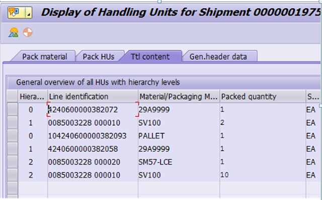 Delivery and Shipment handling units | SAP Online Guides