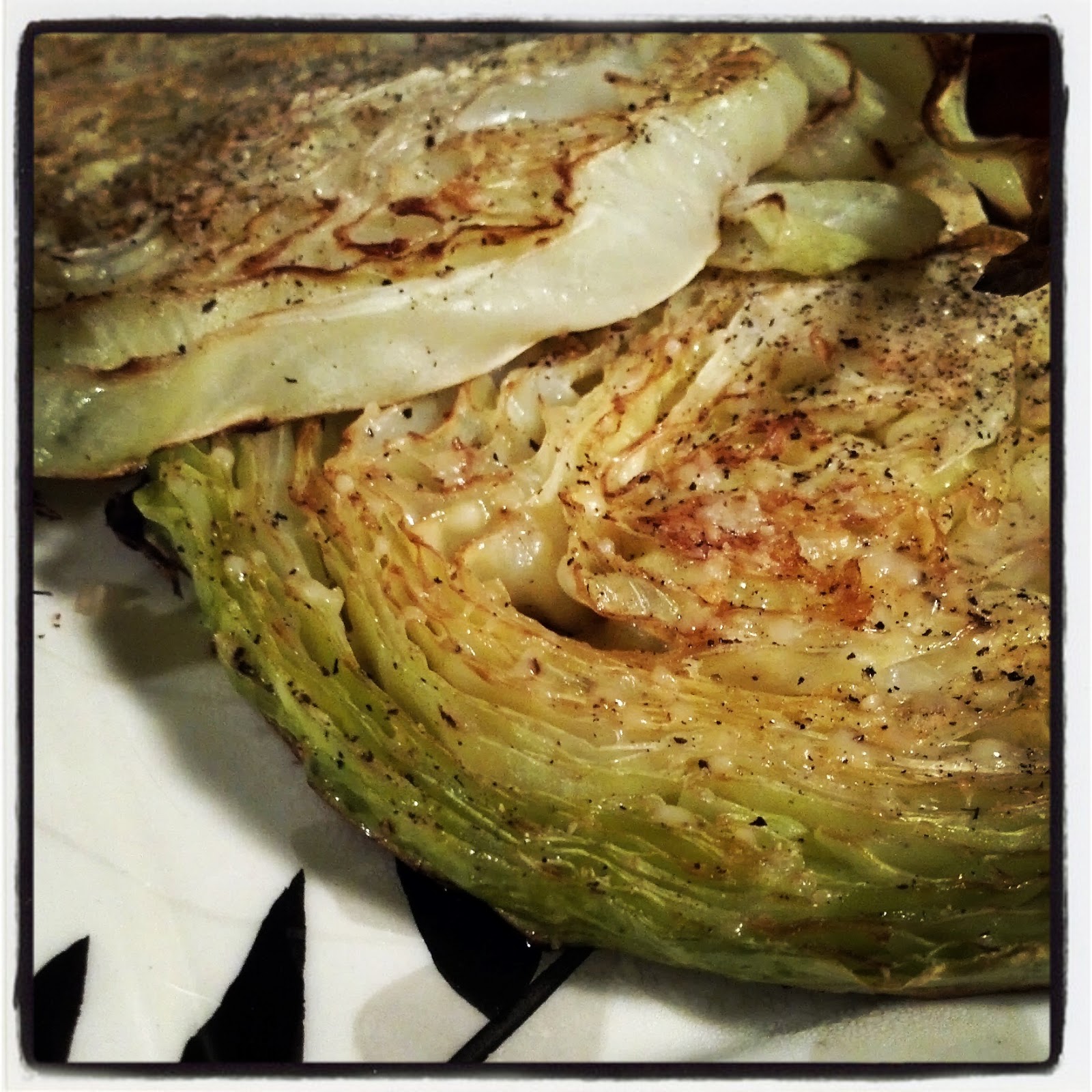 An Onion Exposed: Roasted Cabbage Slices