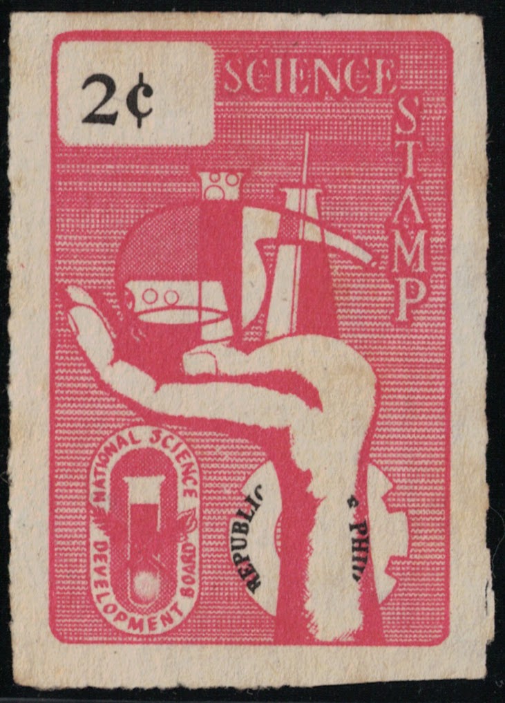 Philatelic Philippines: Science Stamp vertical