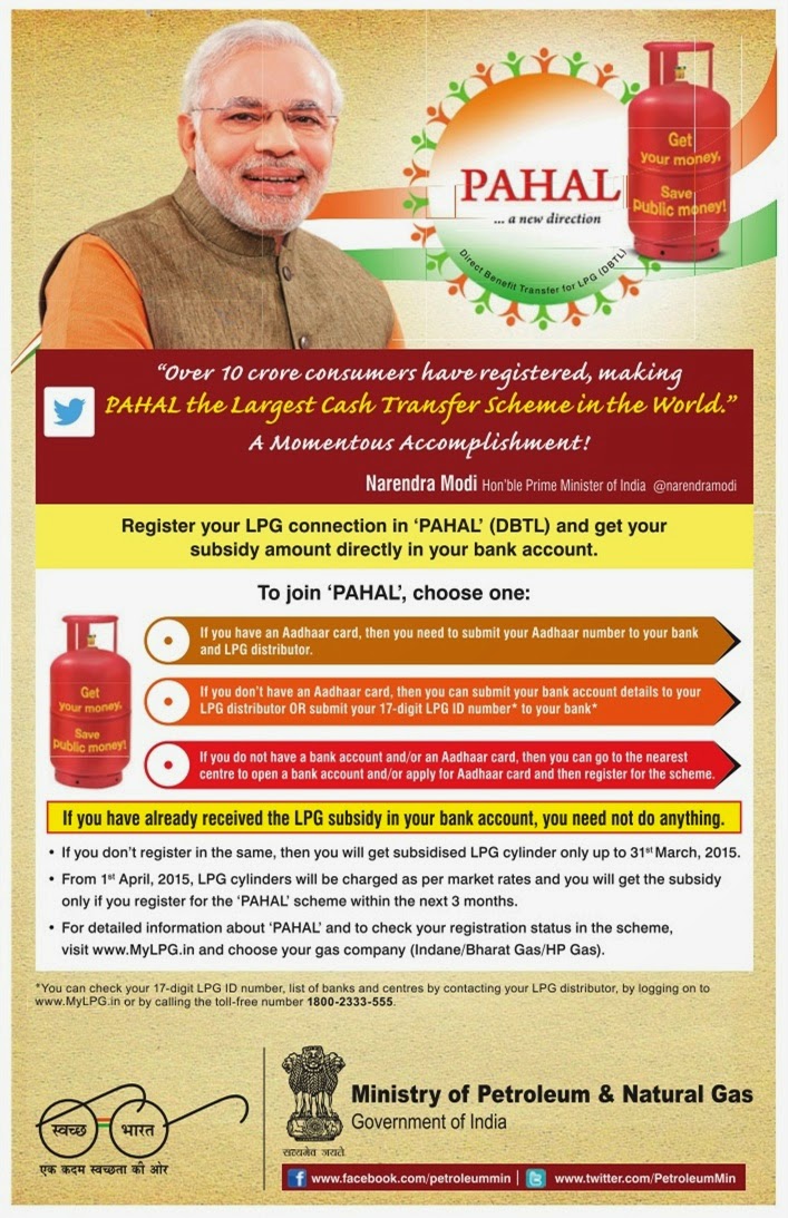 Twenty22-India on the move: Pahal: World's largest Cash transfer scheme