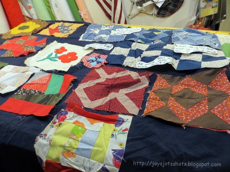 Joy's Jots, Shots & Whatnots: Memory Monday 4 ~ Quilting Unit