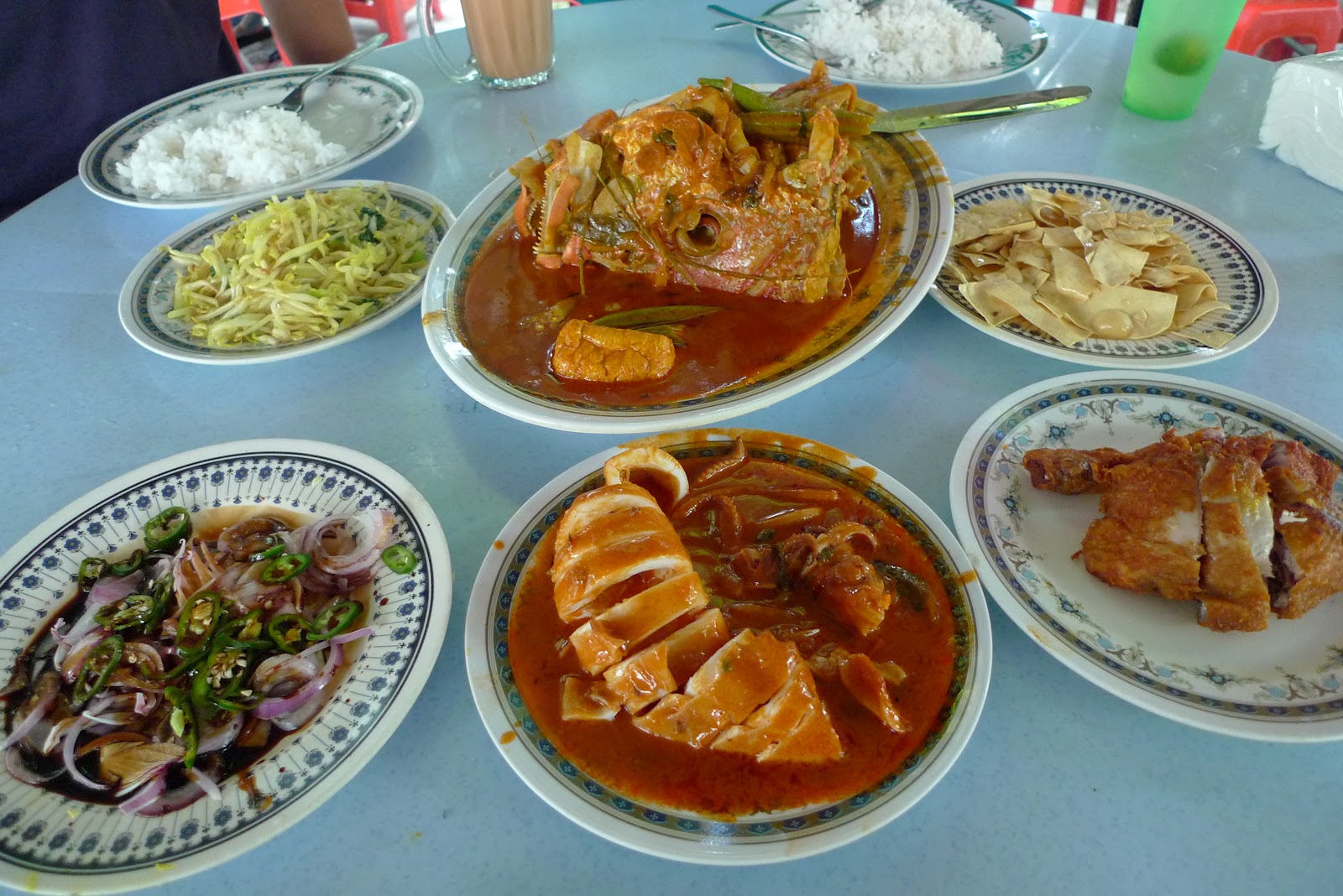 Durian Democracy: Kampung Attap Fish Head Curry ( Restoran ZK)