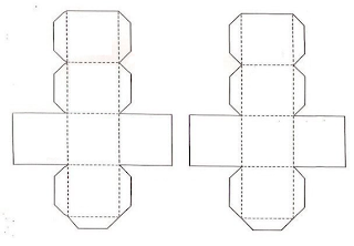 Cantinho de Educação Matemática: Molde de Cubo