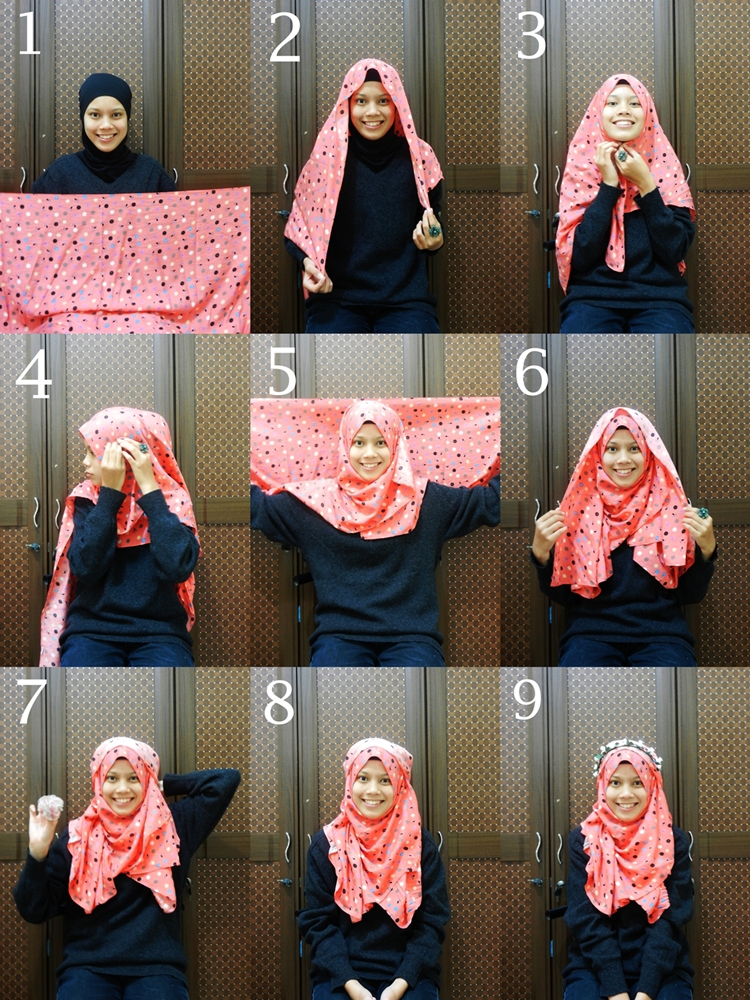 Cara Memakai Jilbab Kreasi | Tutorial Hijab