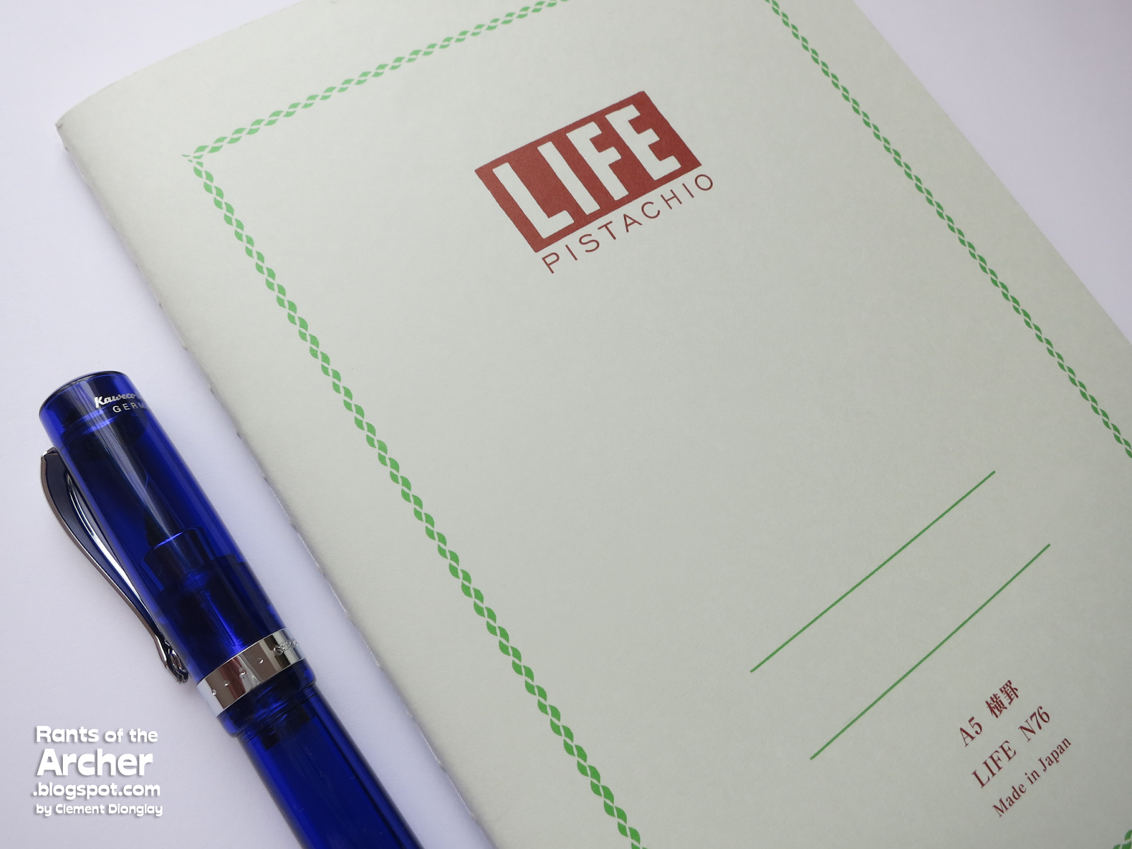 Notebook Review: Life Pistachio A5 | Rants of The Archer
