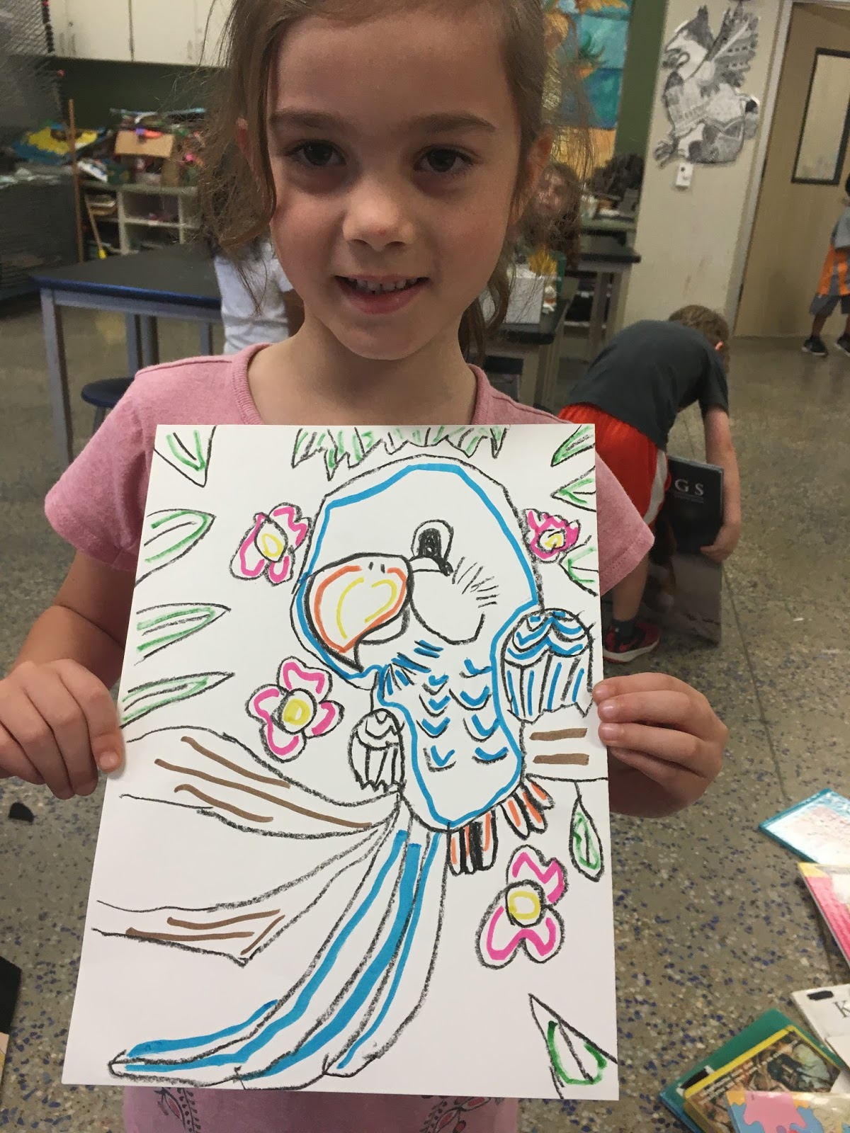 smART Class: Shrimp the Parrot Draw Along