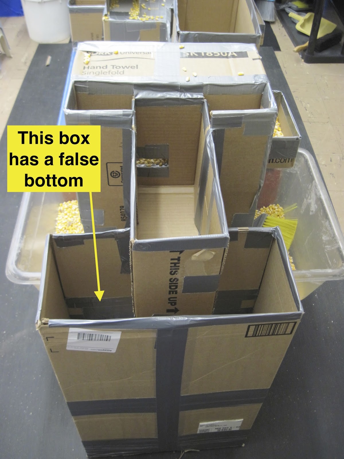 SAND AND WATER TABLES: False bottoms