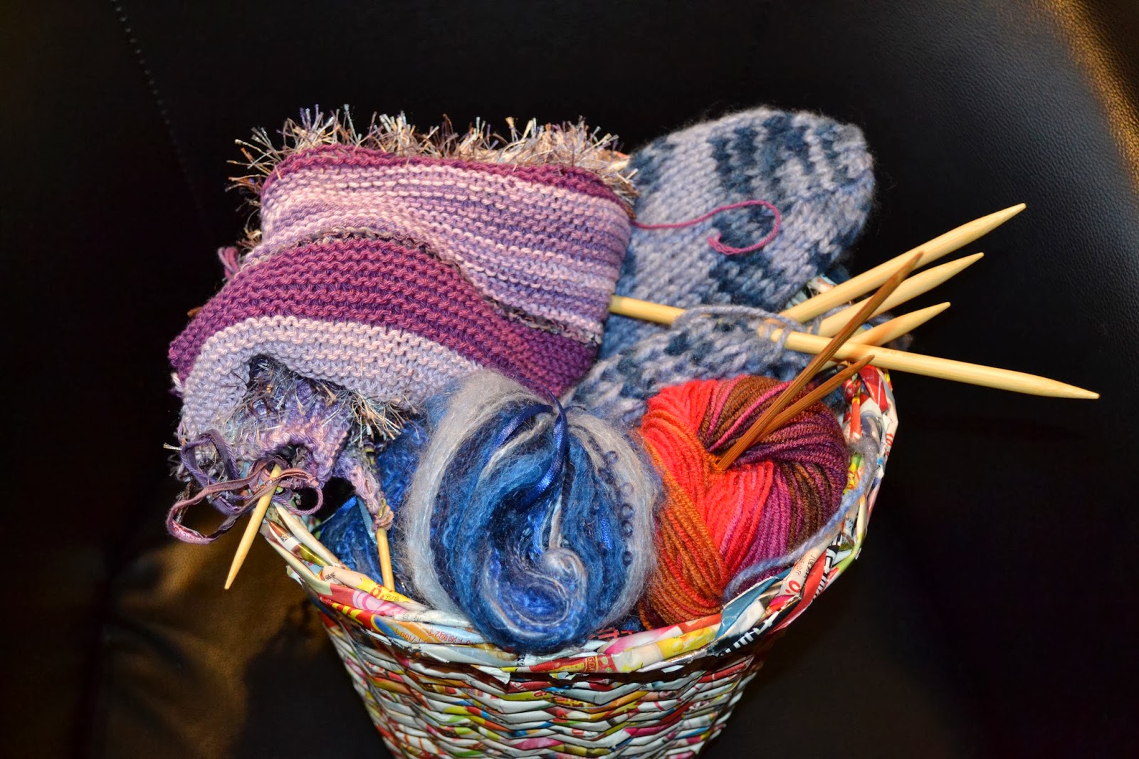 Välkommen till bloggen Stickning och Virkning: Helgens stickning packad ...