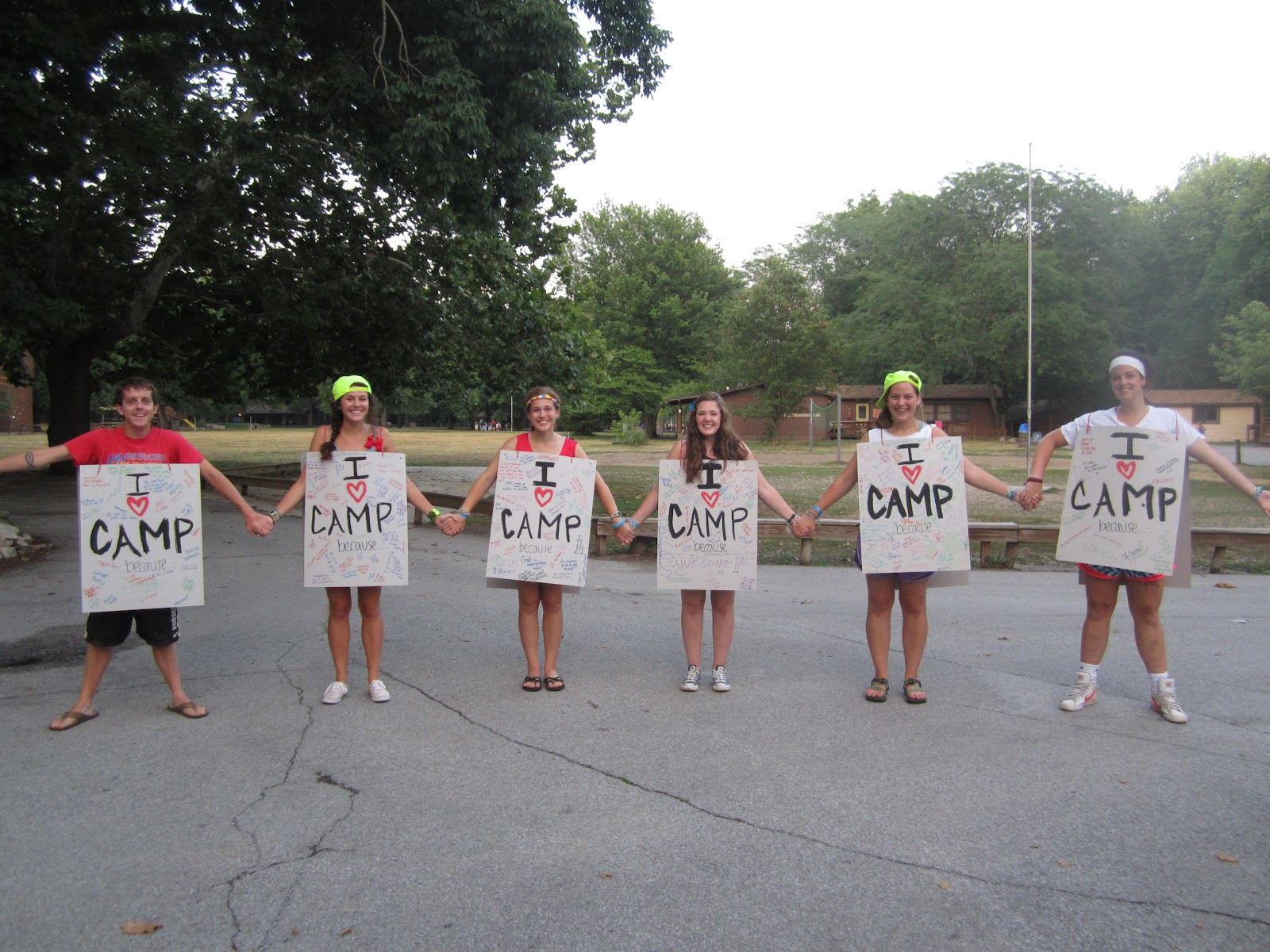 Overlap: "Do you like Camp? Good. Want to write why? Here's a marker."