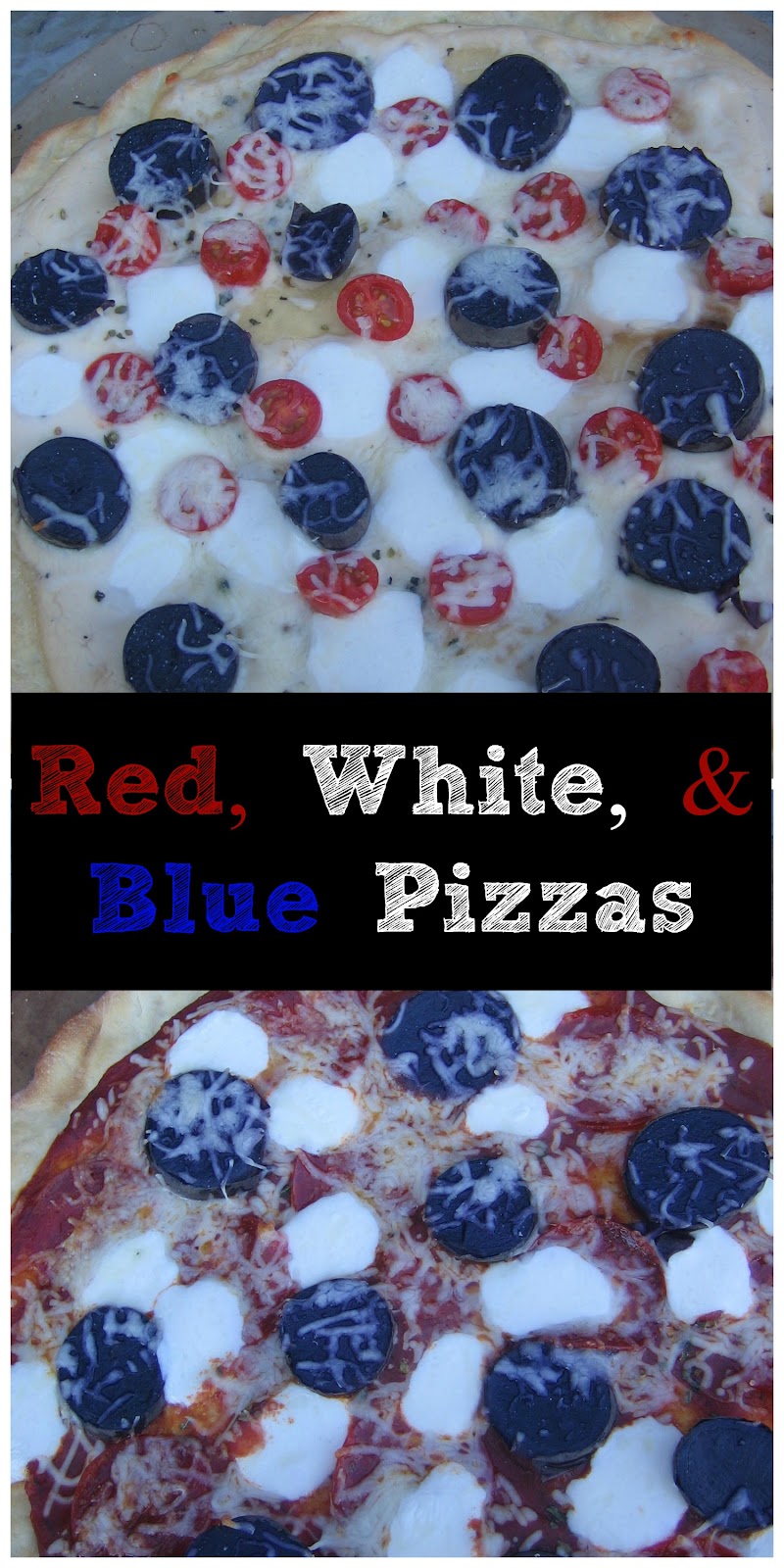 Red, White, & Blue Pizzas ~ Edesia's Notebook