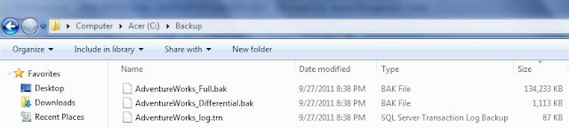 MIRROR TO DISK = 'C:\Mirror\AdventureWorks_log.trn'