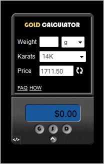 Gold Calculator | Gold Value Calculator - Scrap Gold Weight Conversion