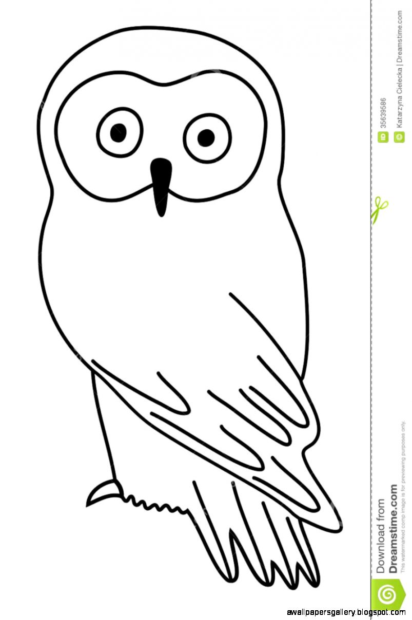 Cute Owl Clip Art Black And White | Wallpapers Gallery