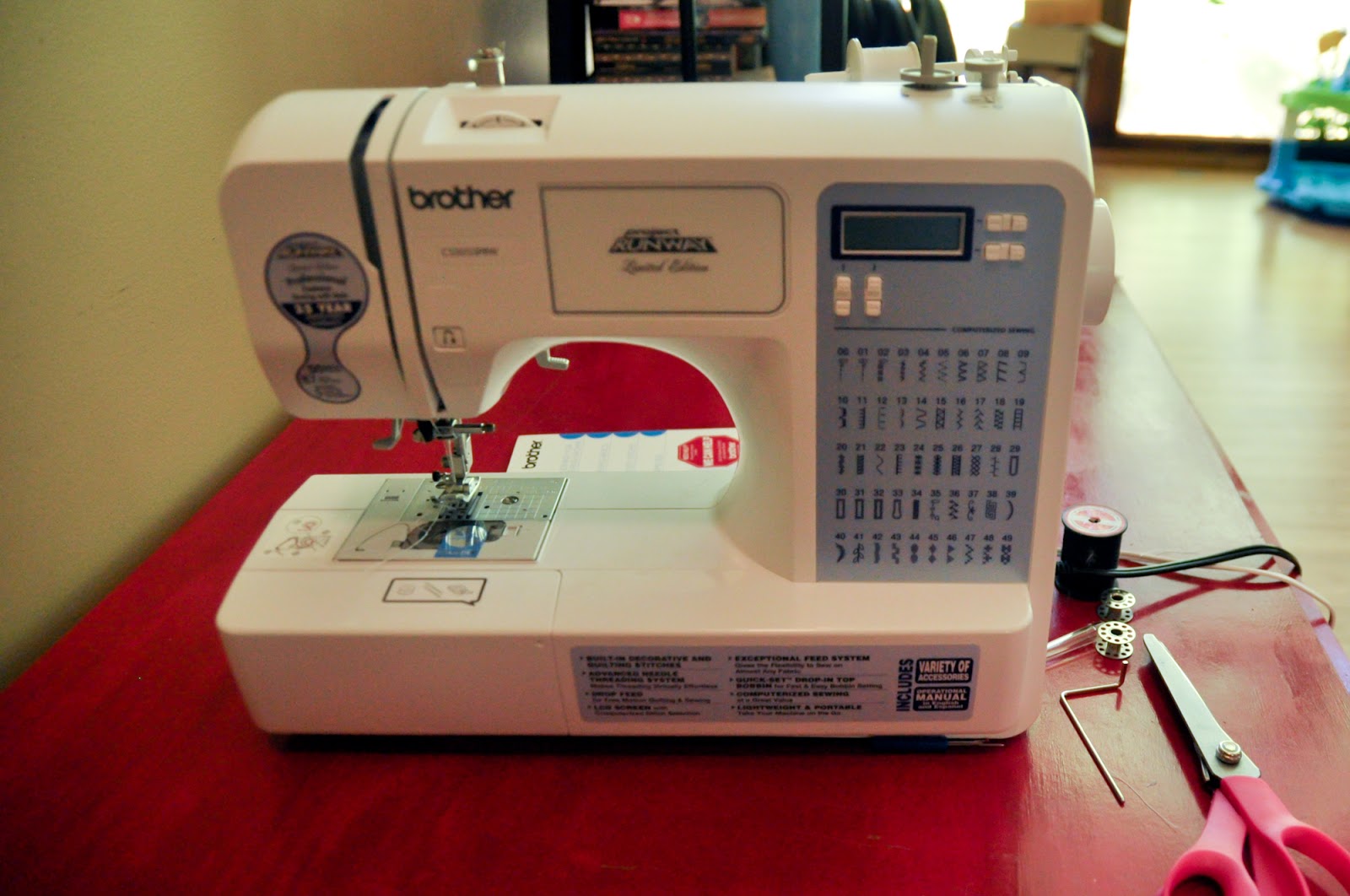 Rustic Modern: DIY Gauze Swaddle And A New Sewing Machine!