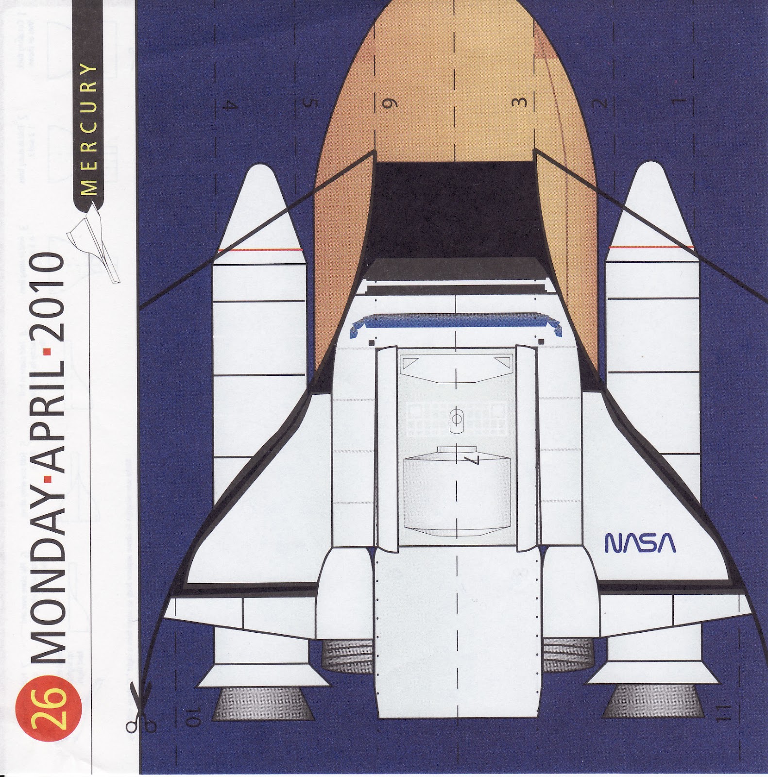 Spacepirations: Space Shuttle, Mercury and Paper Airplanes