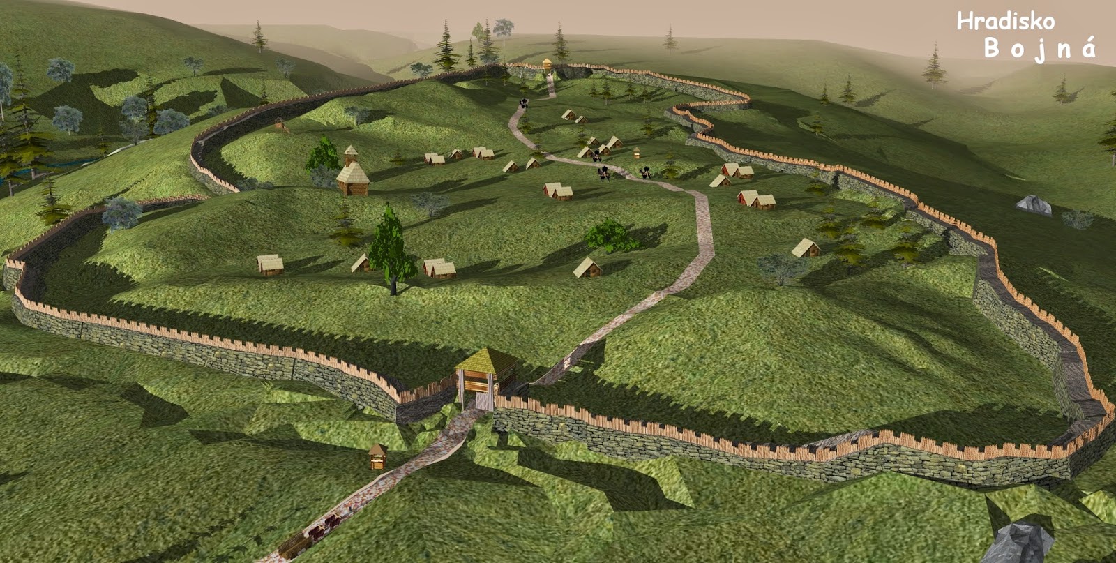 Slovanské Hradiská: Bojná - Významné Veľkomoravské centrum