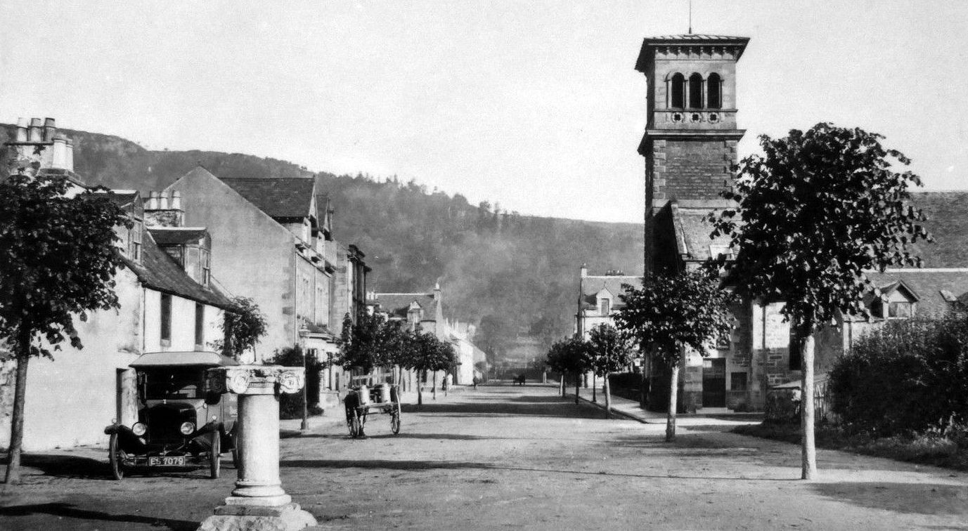 Tour Scotland: Old Photographs South Church Street Callander Scotland