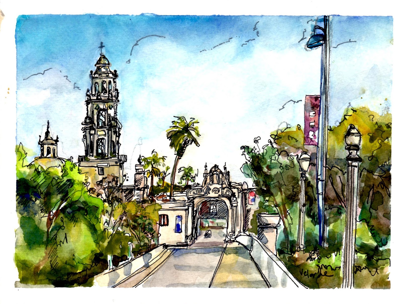 Arty Velarde: Cabrillo Bridge Balboa Park, San Diego