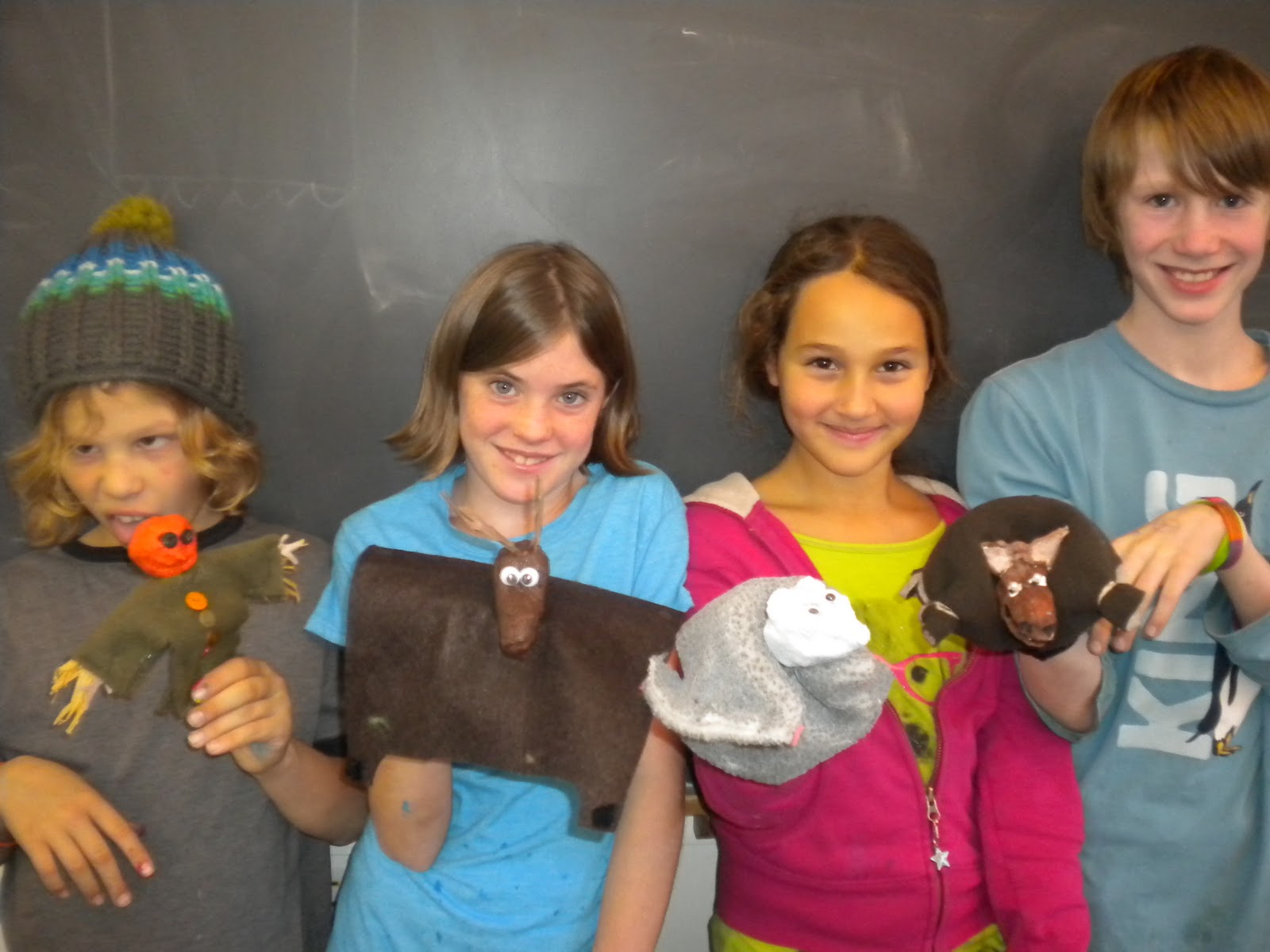 Waitsfield Elementary Art: Puppet Making!