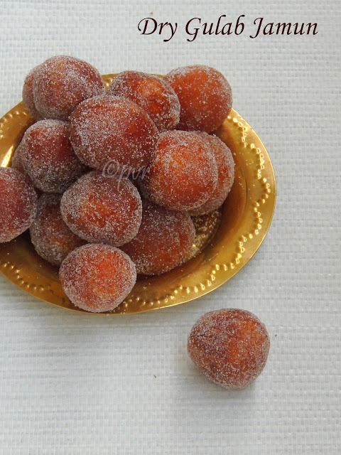 Priya's Versatile Recipes: Dry Jamun/Dry Jamoon