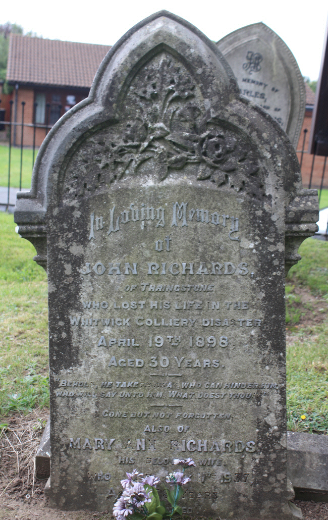 Grave Mistakes: John Richards was 1 of 35 killed in the Whitwick ...