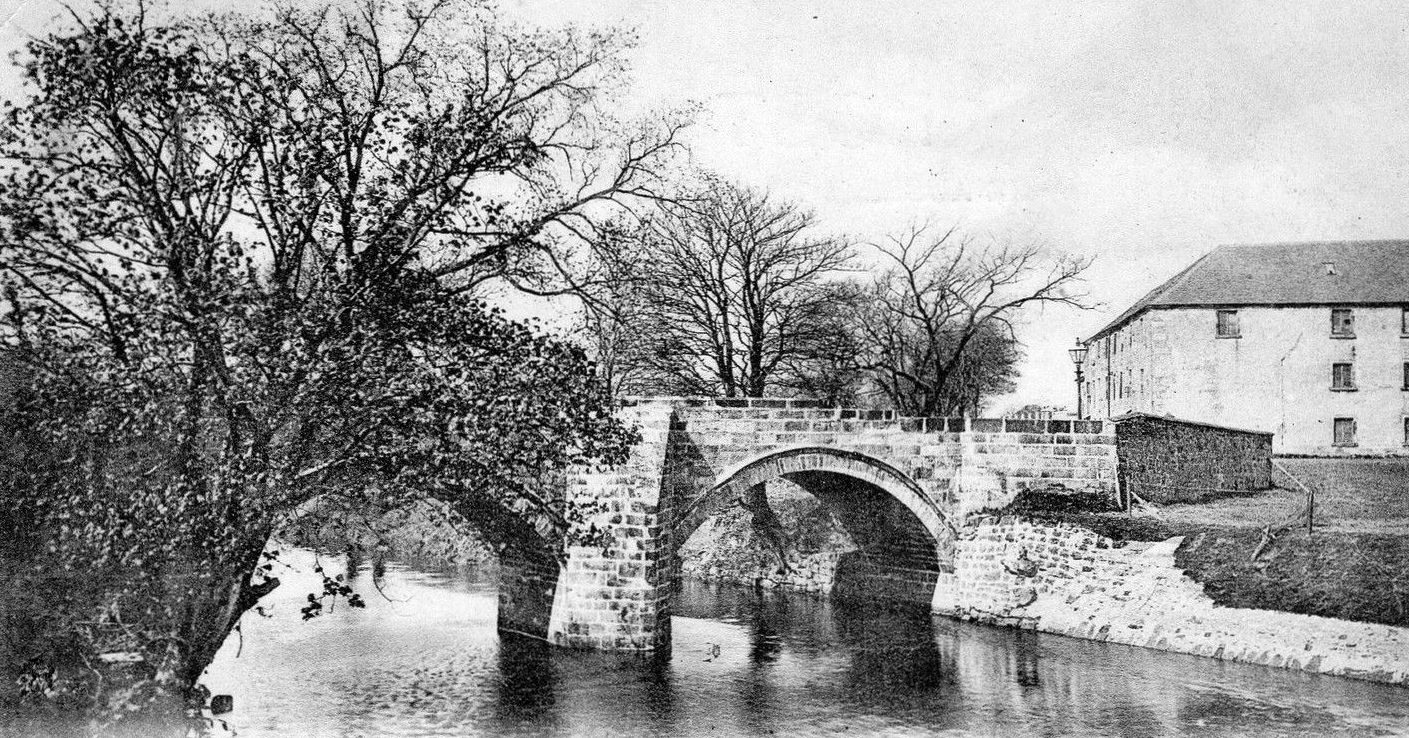 Tour Scotland: Old Photograph Hawkhead Bridge Paisley Scotland