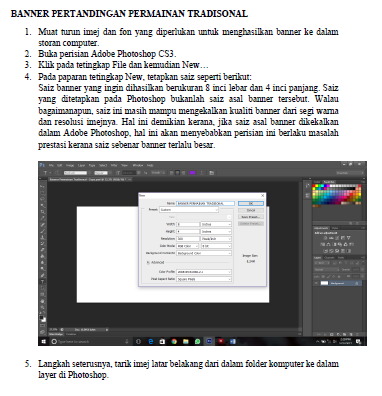 CARA MUDAH BUAT BANNER MENGGUNAKAN ADOBE PHOTOSHOP | TUTORIAL MUDAH ...