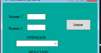 Calculo de Suma, Resta, Multiplicación y División Visual Basic - El ...