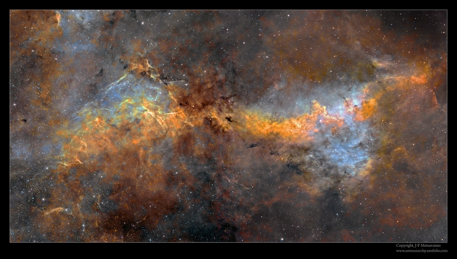 Astro Anarchy: This new photos shows the LBN 251 and companions in Cygnus