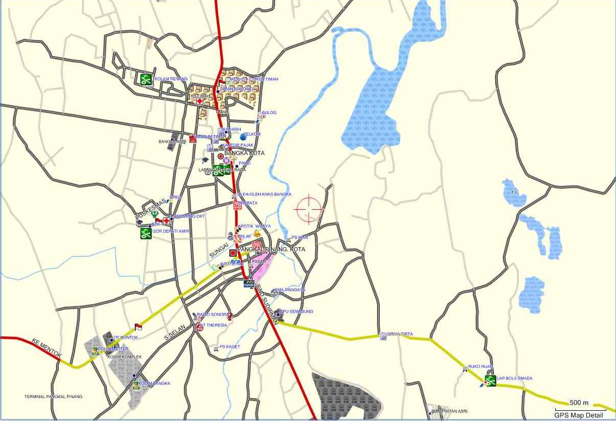 AMAZING INDONESIA: PANGKAL PINANG CITY MAP