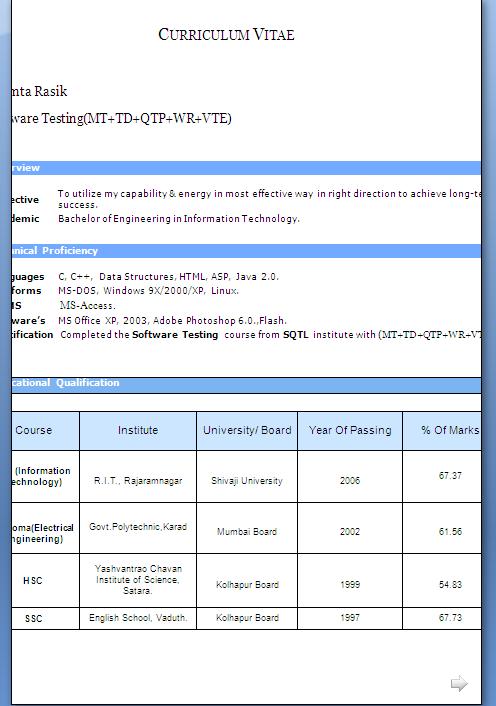 dlsu resume format free download
