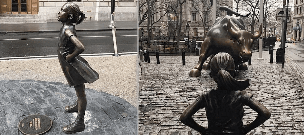 Make 'Fearless Girl' a permanent statue on Wall Street!