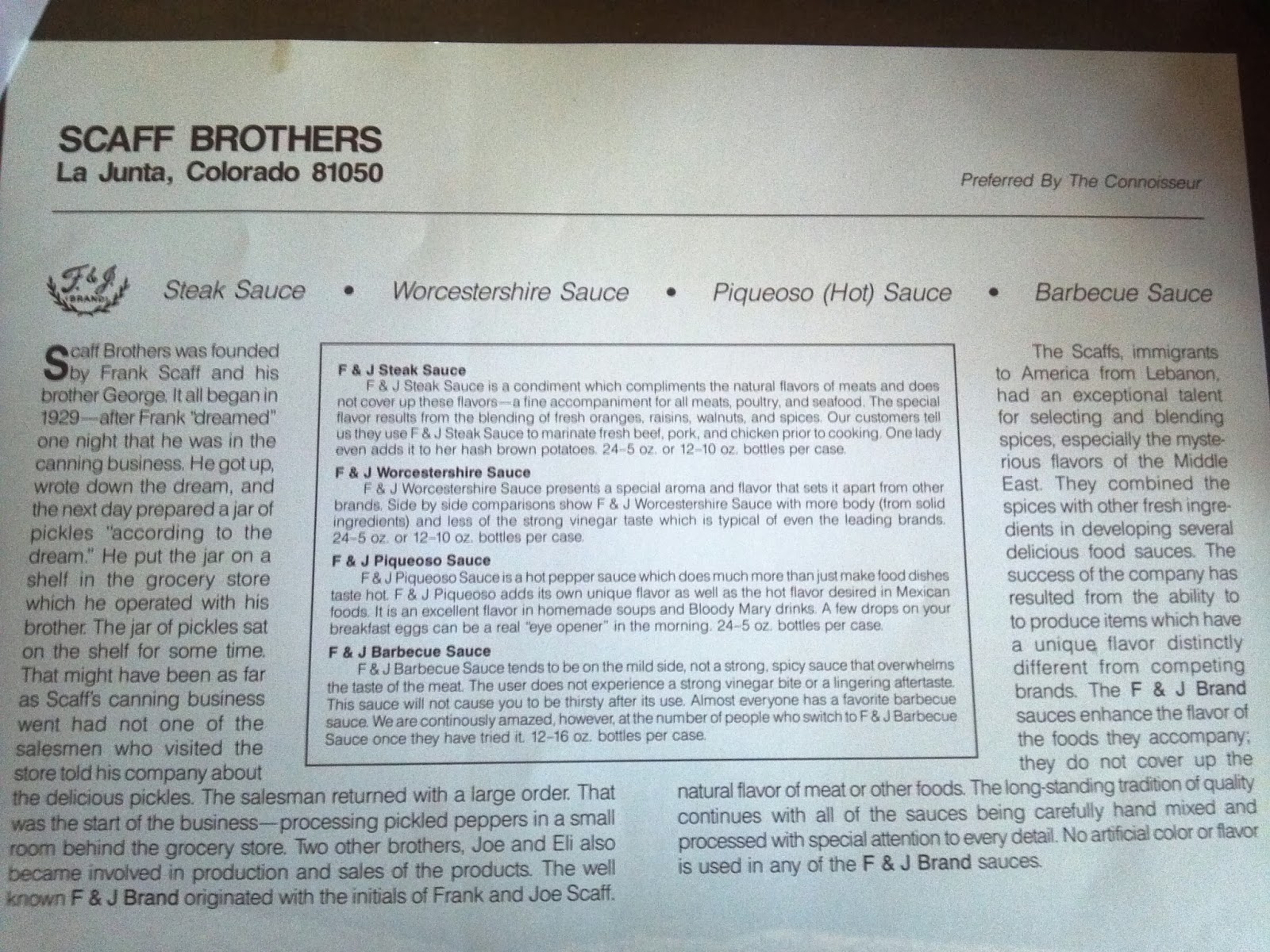 Frank and Joe (F&J) Scaff Brothers of La Junta Colorado PHOTO TOUR ...